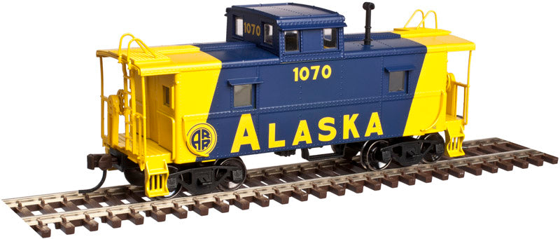 Atlas Trainman 20003671 HO Scale Center Cupola Steel Caboose Alaska Ra ...