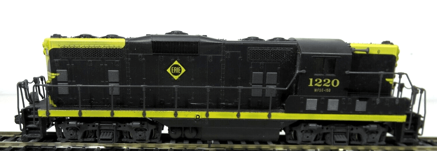 Atlas (Yellow Box) 8233 HO Scale EMD GP7 Diesel Erie 1220 - NOS — White ...