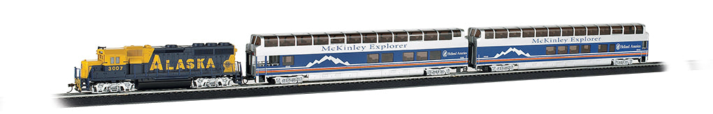Bachmann 00743 HO Scale McKinley Explorer Alaska Railroad ARR Train Se ...