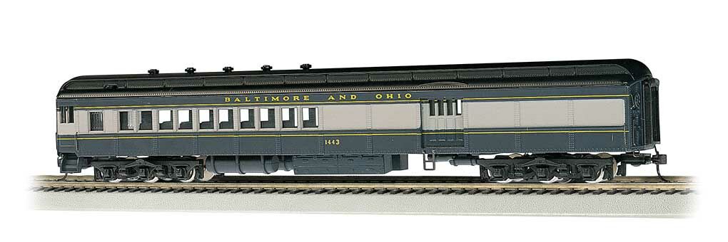 Bachmann 13602 HO Scale 72' Heavyweight Pullman Combine (Lighted) Balt ...
