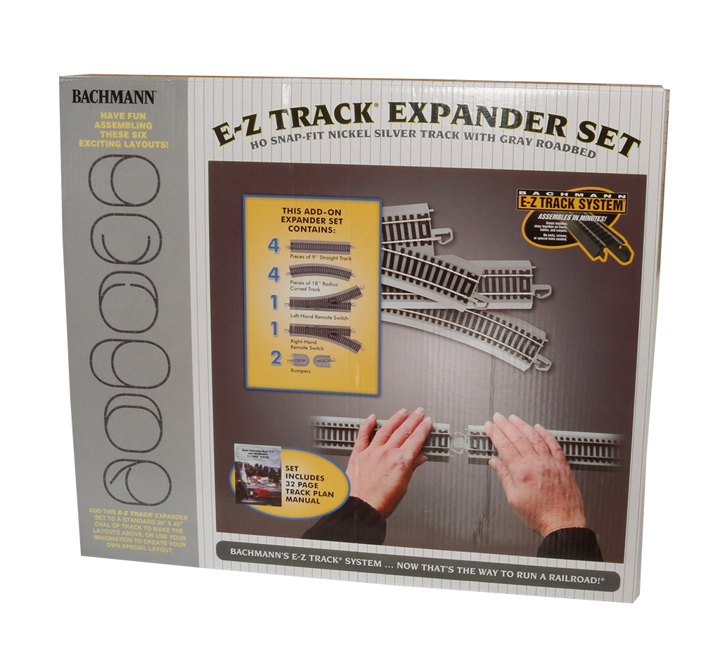 Bachmann 44594 HO Scale Nickel Silver E-Z Track Layout Expander Pack ...