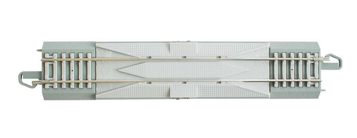 Bachmann 44710 HO Scale E-Z Track 9" Straight Terminal Rerailer with C ...