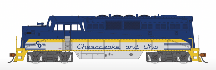 Bachmann 69201 HO Scale EMD BL2 Chesapeake & Ohio C&O 85 with DCC ...