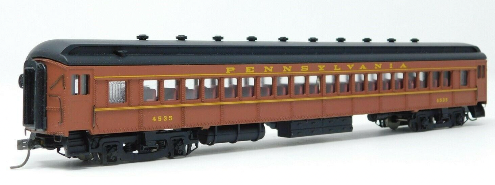 Bachmann Spectrum 89002 HO Scale Heavyweight Coach PRR 4535 - NOS ...