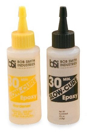 Bob Smith Industries 205 Slow Cure 30 Minute 2 Part Epoxy 4.5oz — White ...