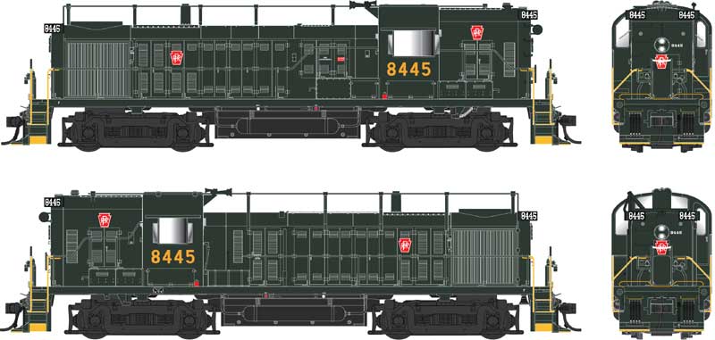 Bowser 25240 HO Scale ALCo RS-3 Hammerhead Diesel Pennsylvania PRR 844 — White Rose Hobbies
