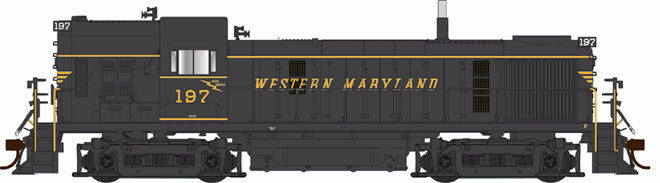 Bowser 25460 HO Scale ALCo RS-3 Hammerhead Diesel Western Maryland WM — White Rose Hobbies