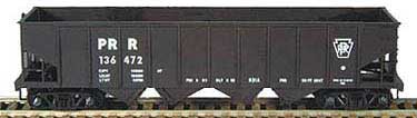 Bowser 54063 HO Scale H21 4 Bay Open Hopper Pennsylvania PRR No # Kit ...