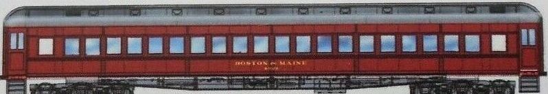 Branchline Trains 5107 HO Scale 80' Single Window Coach Kit Boston & M ...