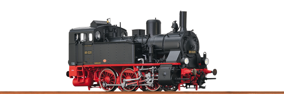 Brawa 40510 HO Scale 0-6-0T Steam Loco T 8 BR 89.0 Deutsche Reichsbhan ...