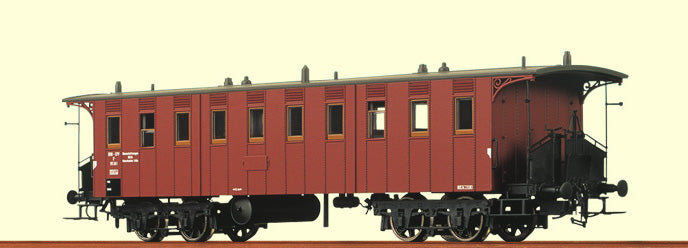 Brawa 45020 HO Scale 4 Axle Crew Coach Passenger Car SBB 95 361 - NOS ...