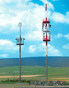 Busch 1021 HO Scale Cell Phone Towers Kit — White Rose Hobbies