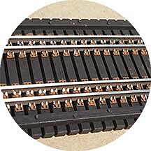 Central Valley HO Scale 19078 Bridge Ties with 25' Stringers — White ...