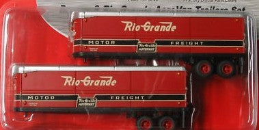 Classic Metal Works 31153 HO Scale AreoVan Trailers Rio Grande D&RGW ...