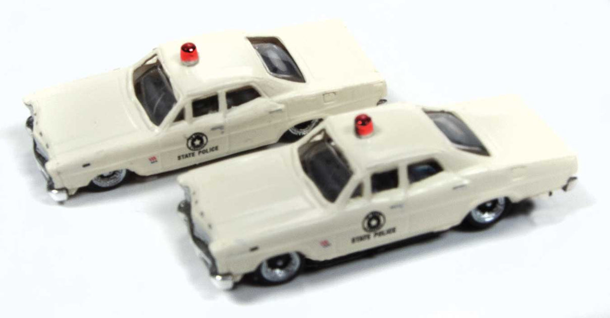 Classic Metal Works 50379 N Scale 1967 Ford State Police Cars 2 Pack ...