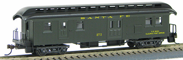 Con-Cor 01-005706 (02) HO Scale Old Time Baggage Car Santa Fe ATSF 273 — White Rose Hobbies