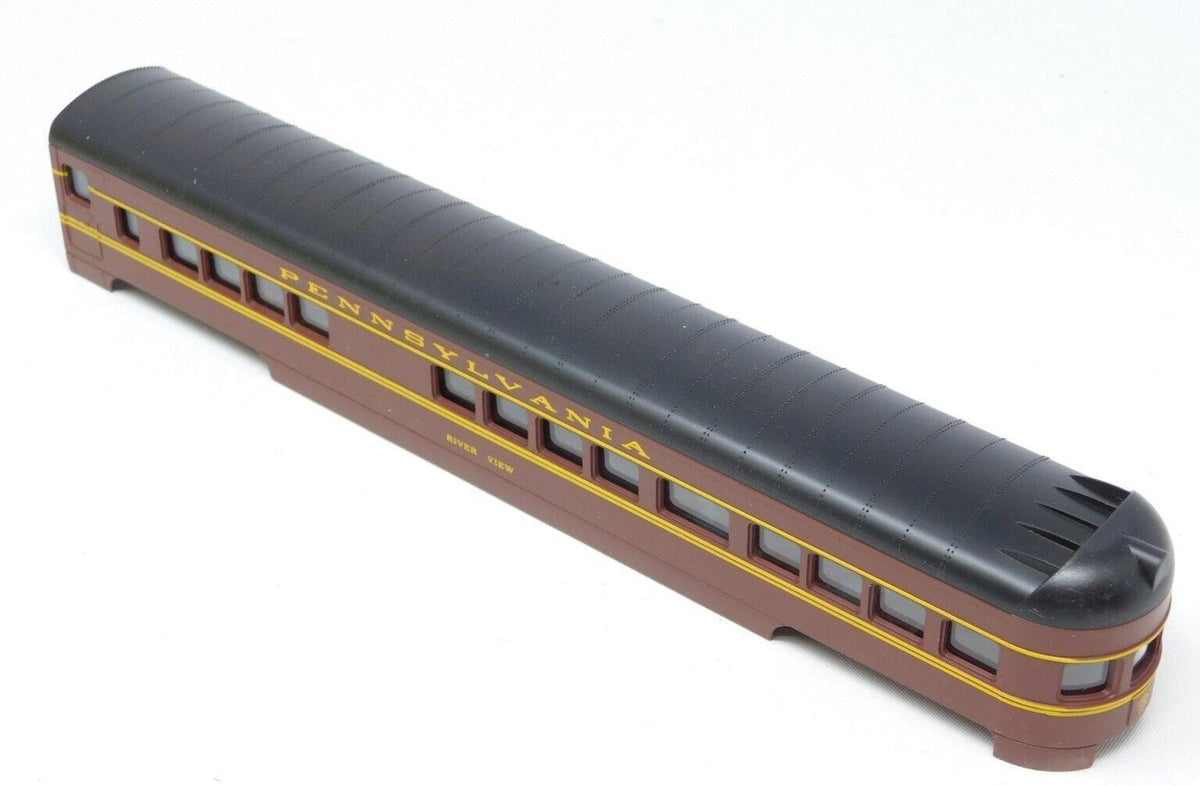 Con-Cor 1-0965 HO Scale 72' Passenger Observation Car Kit PRR River Vi ...