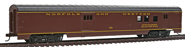 Con-Cor 927R HO Scale 72' RPO Car Norfolk & Western NW 499 - NOS ...