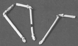 Detail Associates MU-1508 HO Scale MU Air Hoses (16 Pack) — White Rose ...