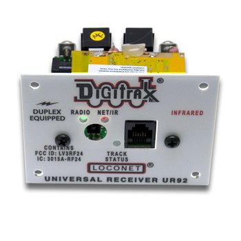 Digitrax UR92 Duplex Radio (Wireless) Transceiver / IR Receiver Panel ...