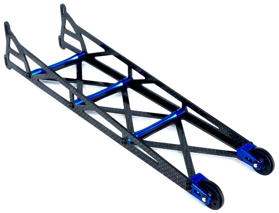 DragRace Concepts 390-0001 10" Red Slider Wheelie Bar Kit — White Rose ...