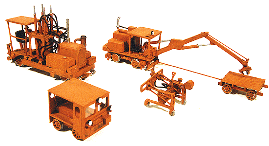 Durango Press 100 HO Scale MoW Track Equipment Set Kit — White Rose Hobbies