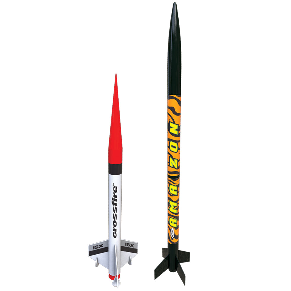 ESTES 1469 Tandem-X (Skill Level E2X) 2 Model Rocket Kits — White Rose ...