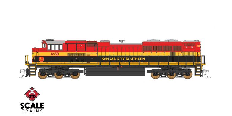 Fox Valley Models 10178 N Scale EMD SD70ACe Kansas City Southern KCS 4 — White Rose Hobbies
