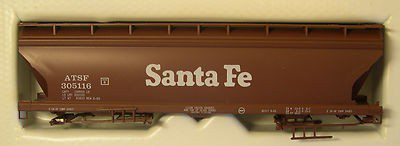 Front Range 4066 HO Scale ACF 3 Bay Covered Hopper Kit Santa Fe ATSF ...
