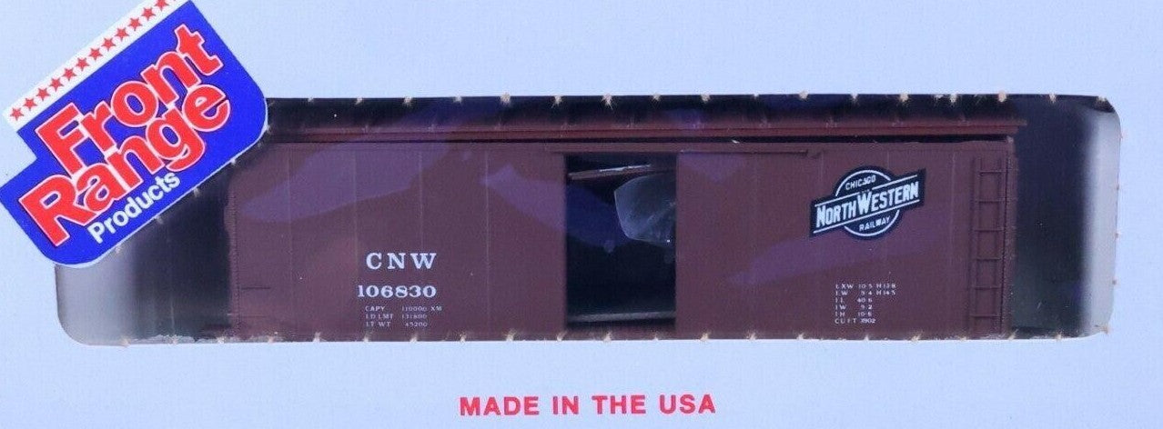 Front Range 4705 HO Scale 40' PS-1 Boxcar Kit Chicago NorthWestern .CN ...