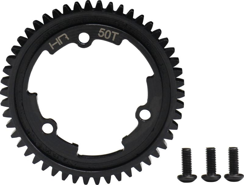Hot Racing HRAERVT50M01 Mod 1 Steel Spur Gear 50T for XO-1 E-Revo 2 an ...