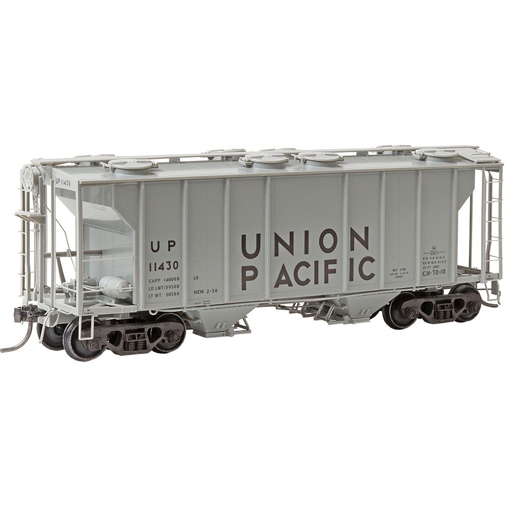 Kadee 8049 HO PS-2 2003 Covered Hopper Union Pacific UP 11430 — White ...