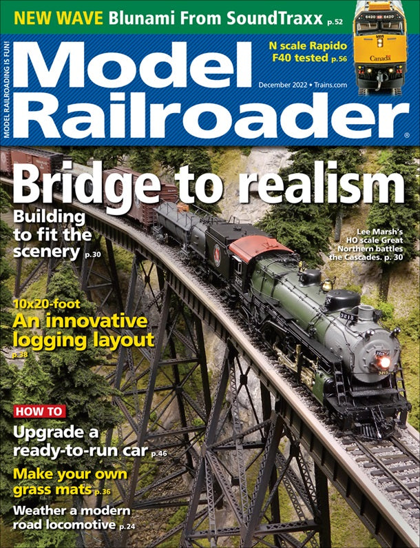 Kalmbach Model Railroader Magazine December 2022 — White Rose Hobbies