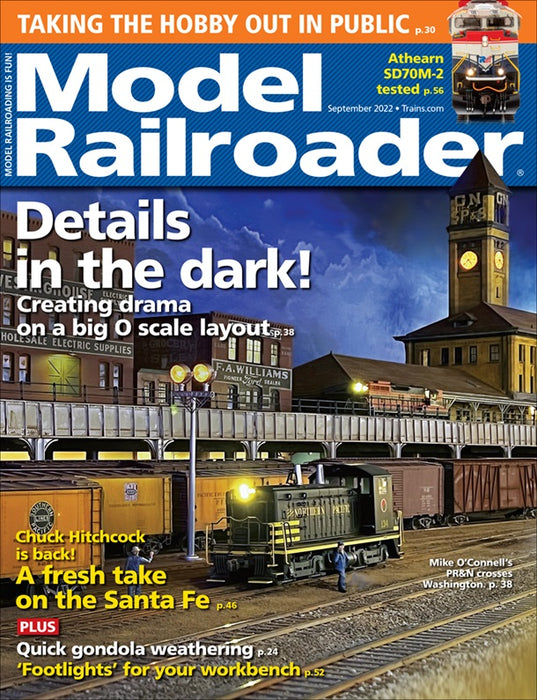 Kalmbach Model Railroader Magazine September 2022 — White Rose Hobbies