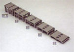Kato 23049 N Scale UniTrack Double Track Incline Auxiliary Pier Set ...