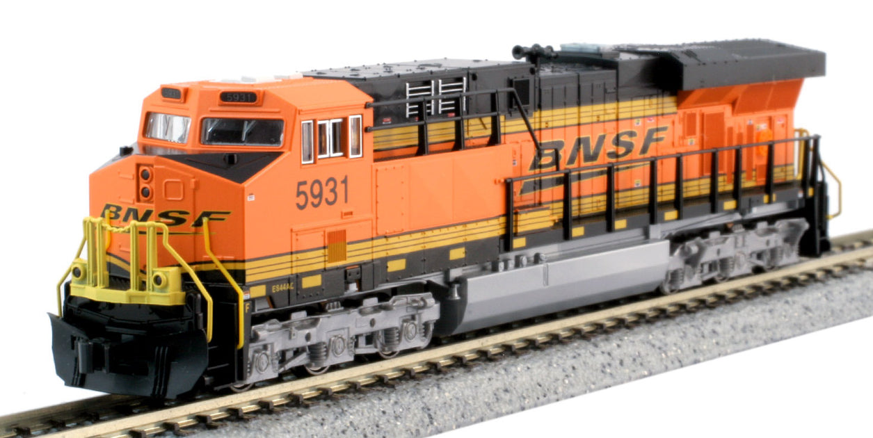 KATO 176-8931 N Scale GE ES44AC GEVO Diesel BNSF Swoosh 5931 with DCC — White Rose Hobbies