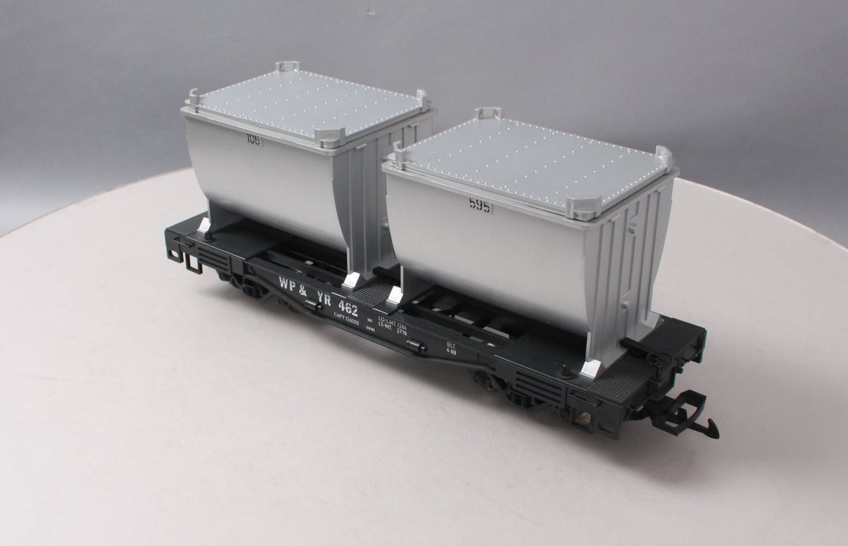LGB 4086 G Scale Flatcar with Ore Containers White Pass and Yukon WP&Y ...