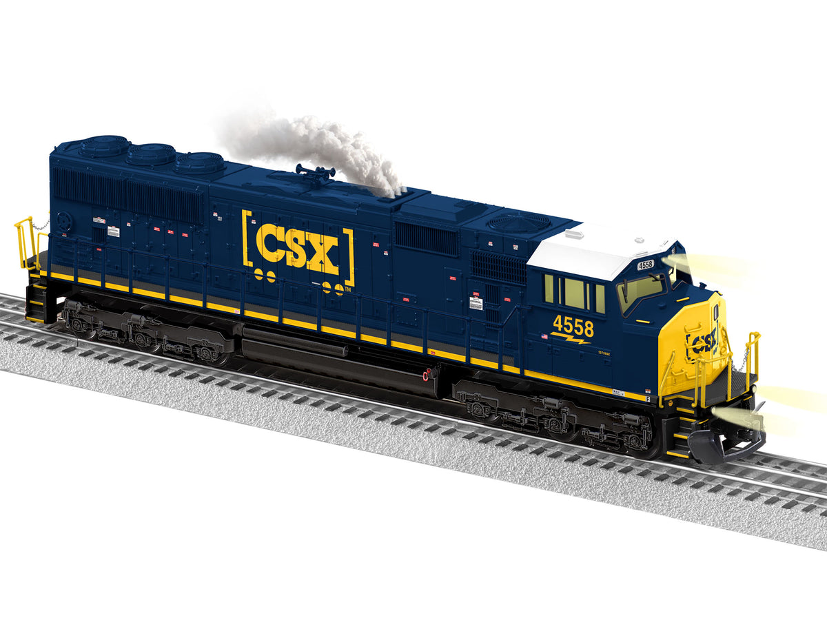 Lionel 2233058 O Scale EMD SD70MAC "Railsounds with Superbase" CSX 455 — White Rose Hobbies