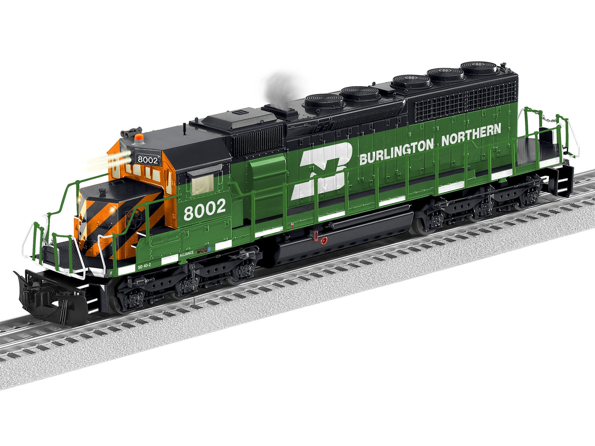 Lionel 2233521 O Scale LEGACY EMD SD40-2 Burlington Northern BN 8002 B — White Rose Hobbies