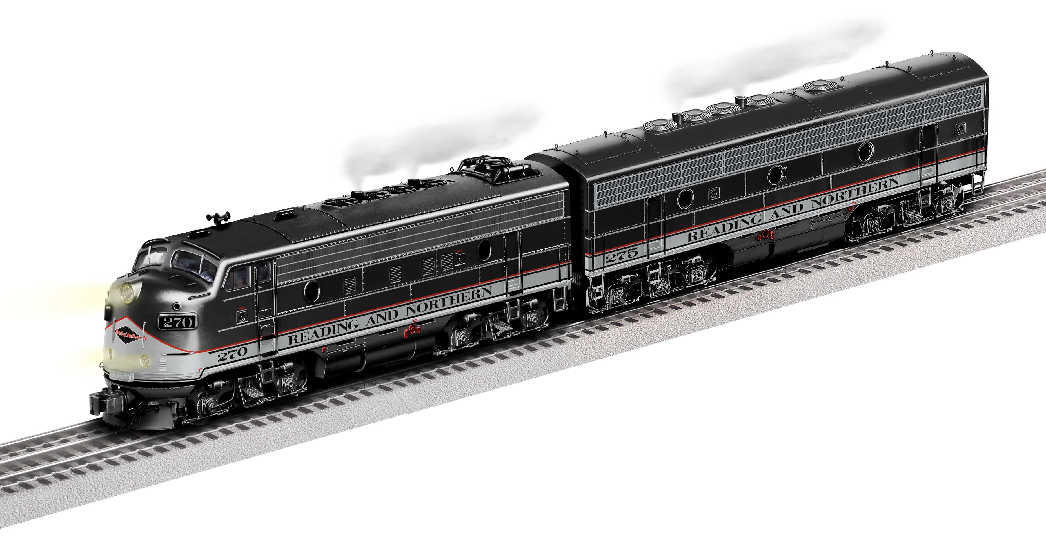Lionel 2233590 O Scale LEGACY EMD F9 AB Set Reading and Northern RBMN ...