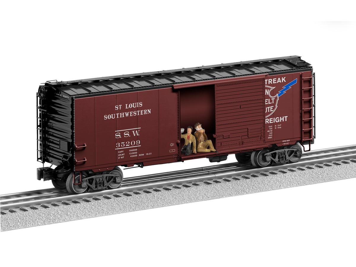 Lionel 2326230 O Scale 40' Hobo Boxcar Cotton Belt SSW 35209 — White ...
