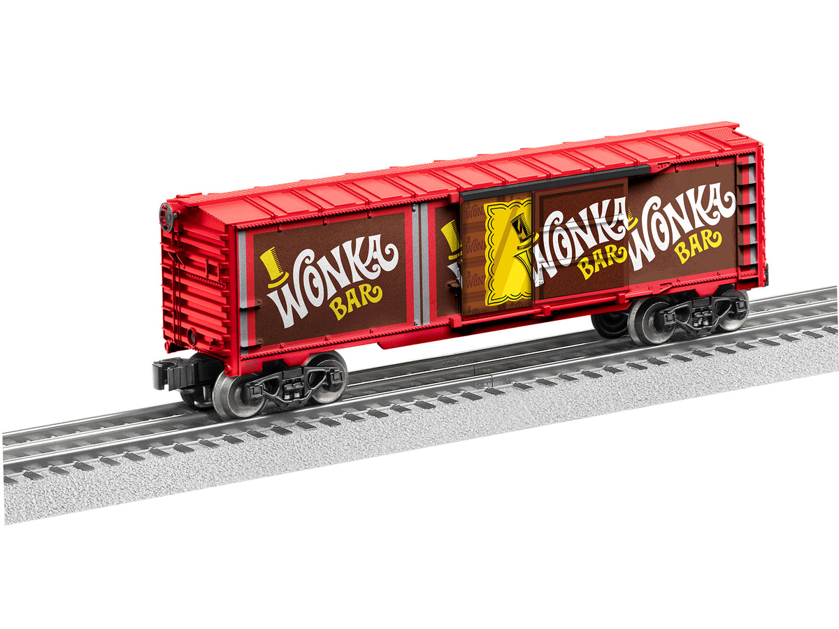 Lionel 2328490 O Gauge Williy Wonka Golden Ticket Boxcar — White Rose Hobbies