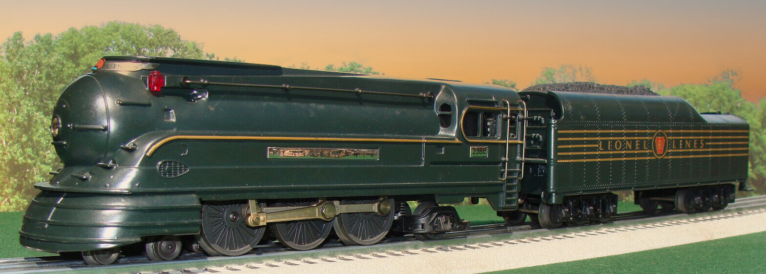 Lionel 6-18052 O Gauge K4 Torpedo 238E Steam Loco Pennsylvania PRR - N — White Rose Hobbies