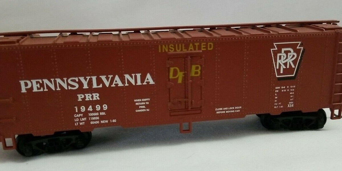 Mantua 733-020 HO Scale 40' Steel Reefer Pennsylvania PRR 19499 - NOS ...