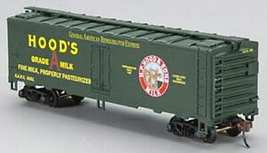 Mantua 733-043 HO Scale 40' Steel Reefer Hood's Milk GARE 6051 - NOS ...