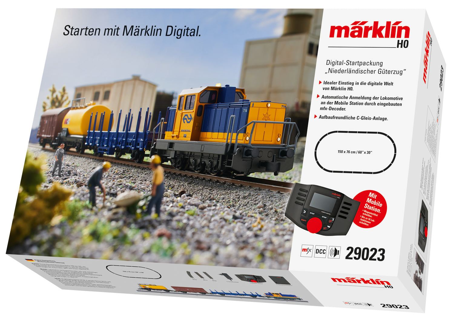Märklin 29023 HO Scale Dutch "Nederlandse Spoorwegen" Freight Digital ...