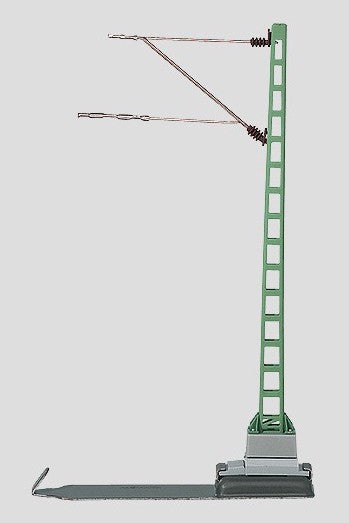Märklin 74101 HO Scale Catenary Standard Mast 3-15/16" 5 Pack — White ...