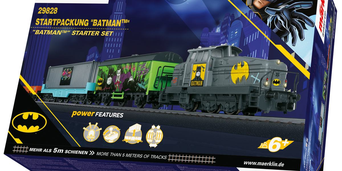 Märklin Start Up 29828 HO Scale Batman Starter Train Set — White Rose ...