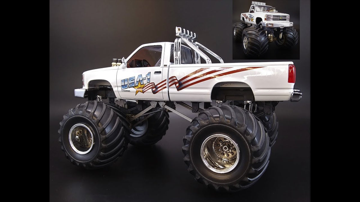 amt 1252 1/25 USA-1 Chevy Silverado Monster Truck Kit — White Rose Hobbies