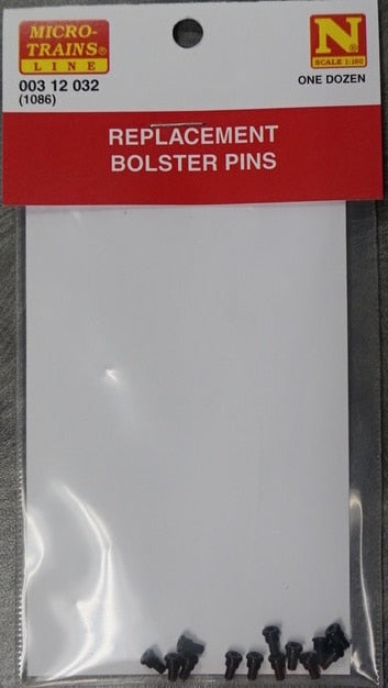 Micro-Trains 1086 (003 12 032) Bolster Pins for Trucks 12 Pack — White ...
